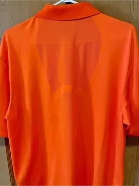 Nike | Shirts | Nike Mens Bright Orange Performance Golf Polo | Poshmark